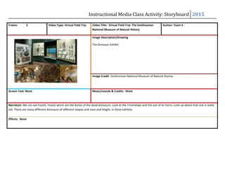 Storyboard template presentation of media products video | PDF | Music ...