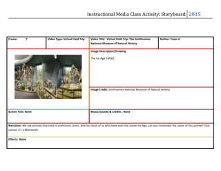 Storyboard template presentation of media products video | PDF | Music ...