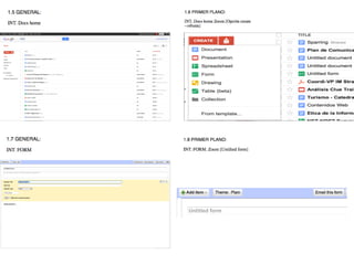 Story board: videotutorial forms google docs | PPT