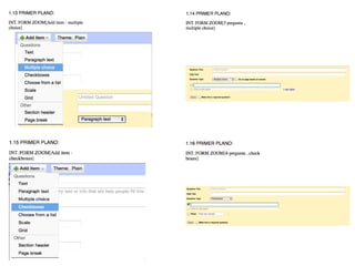 Story board: videotutorial forms google docs | PPT