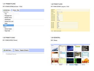 Story board: videotutorial forms google docs | PPT