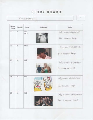 Storyboard word | DOCX