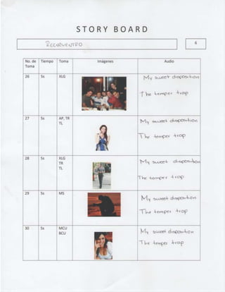 Storyboard word | DOCX