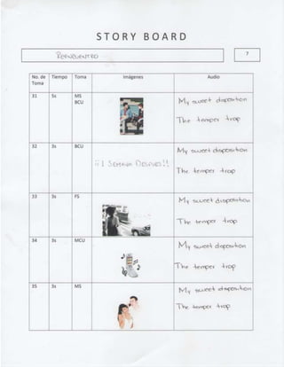 Storyboard word | DOCX