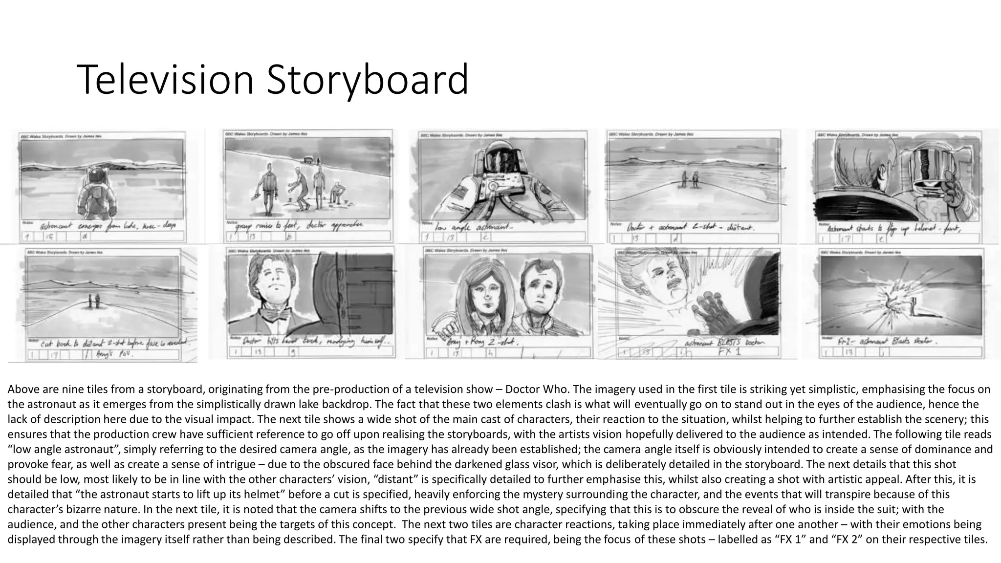 Storyboard work | PPTX