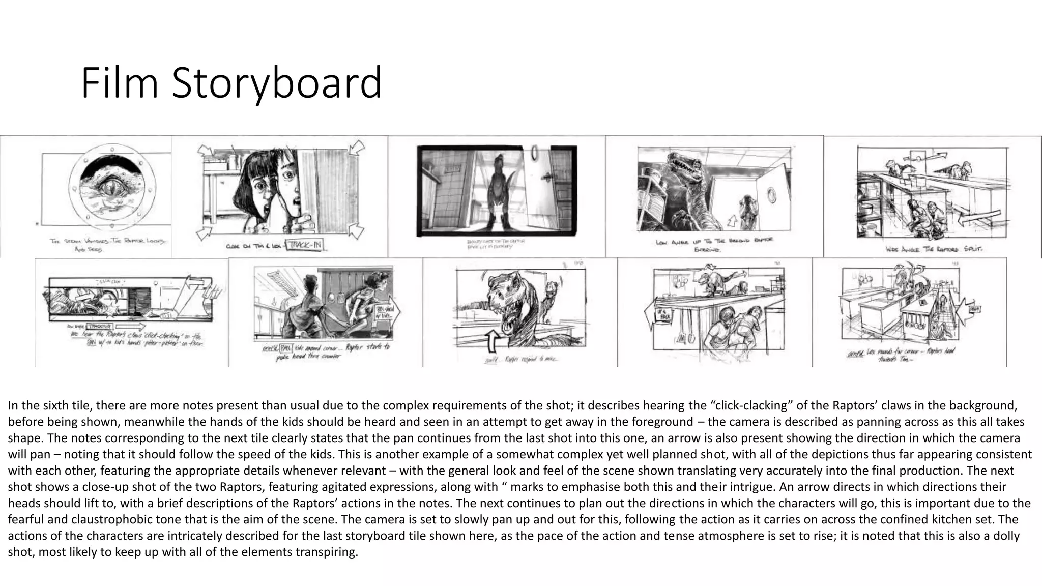 Storyboard work | PPTX