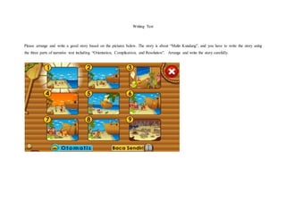 Story board writing | DOCX