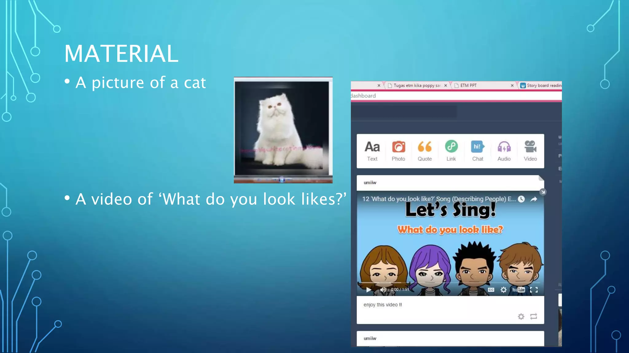 Storyboard writing alif,eva,sri,umi | PPT
