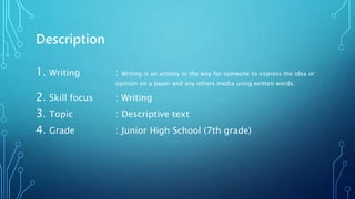 Storyboard writing alif,eva,sri,umi | PPT