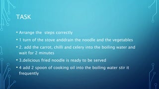 Storyboard writing[1] | PPTX | Cooking | Food & Drink