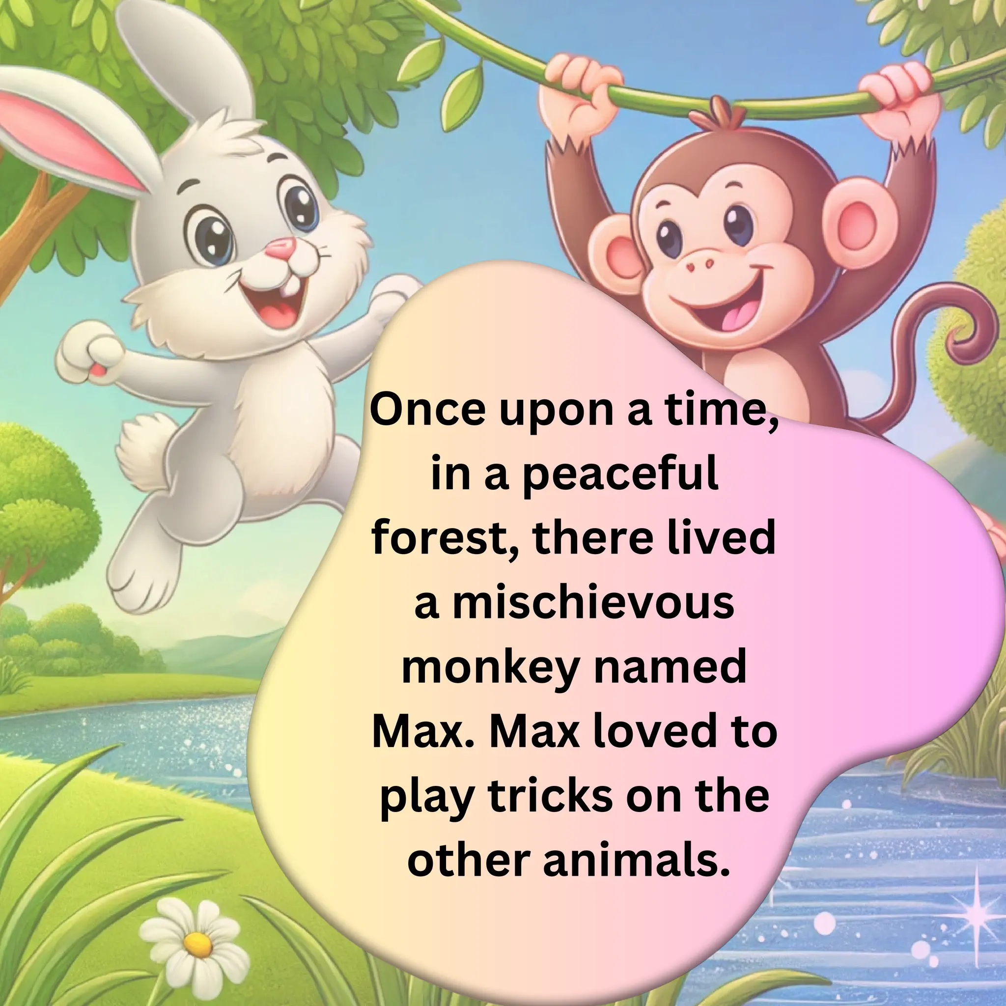 naughty monkey and kind rabbit short story | PDF