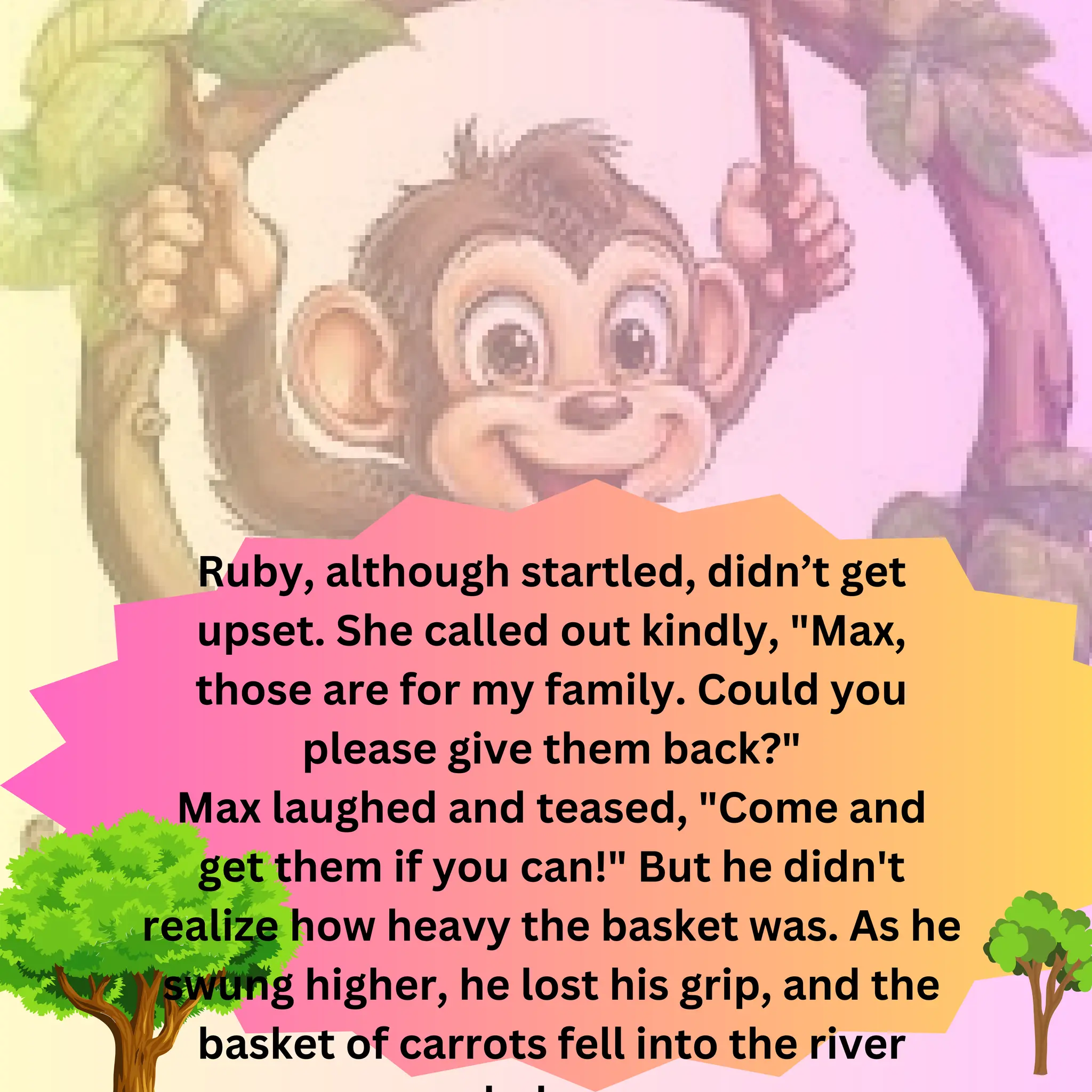 naughty monkey and kind rabbit short story | PDF