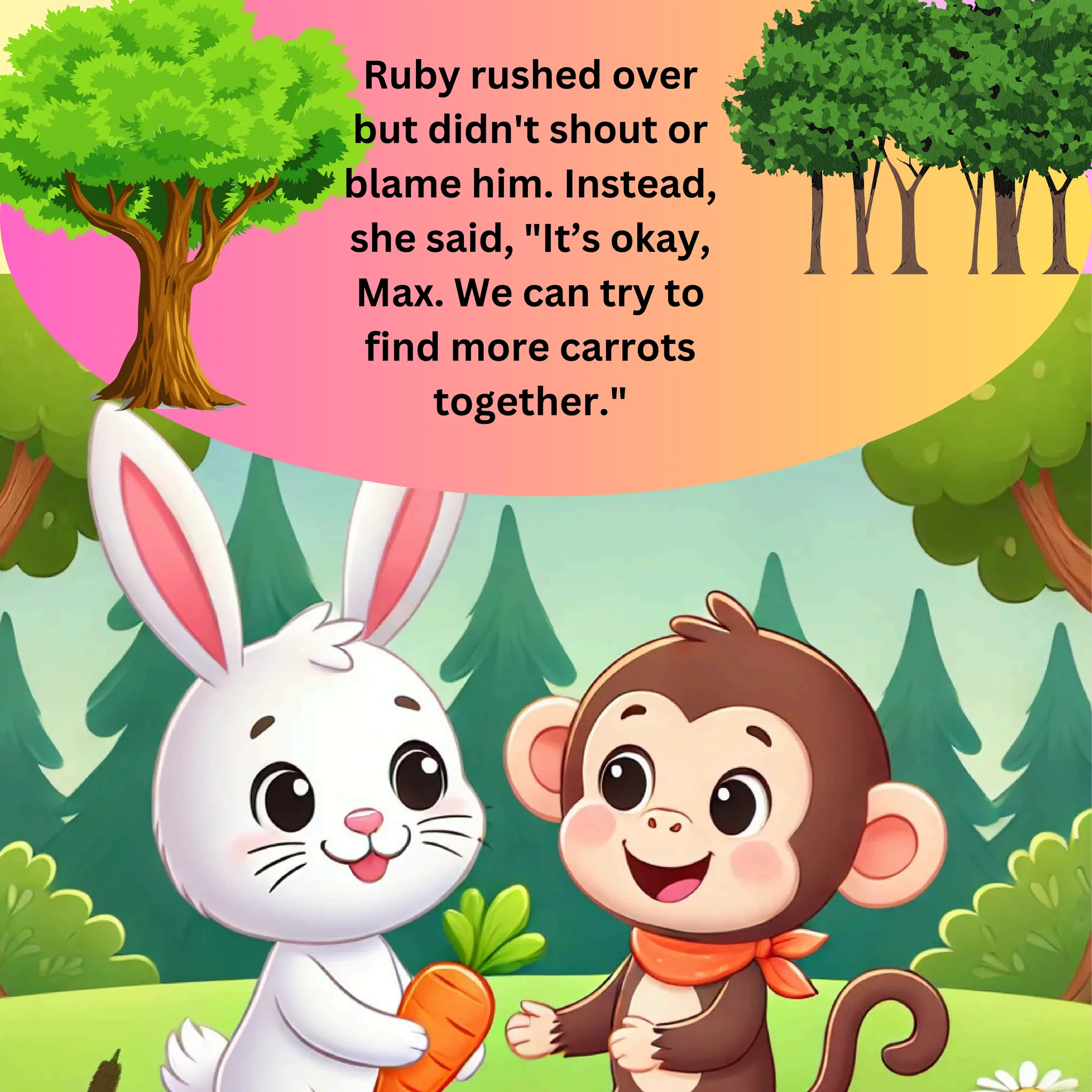 naughty monkey and kind rabbit short story | PDF
