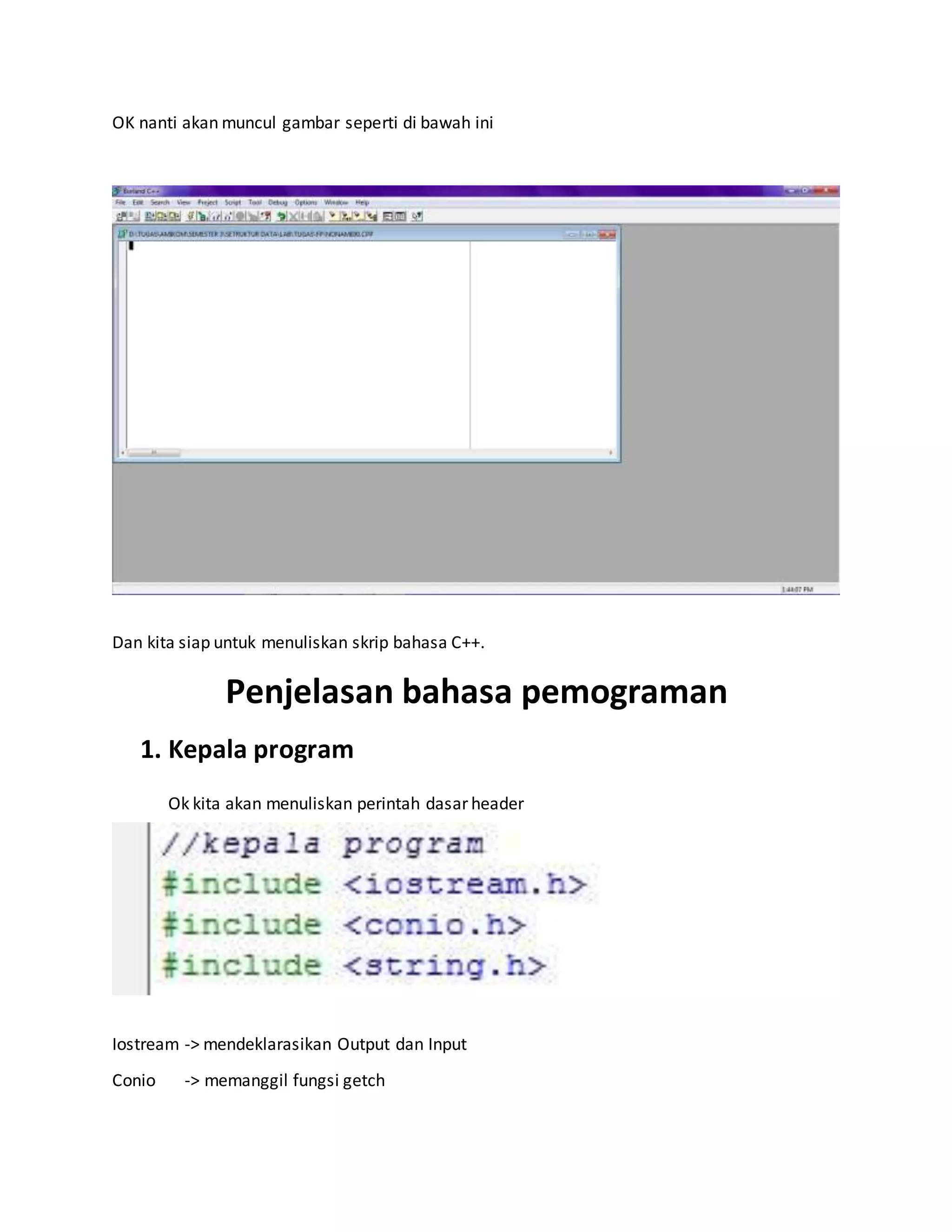 sekuensial sercing (data string) dalam C++ | DOCX