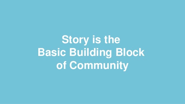 StoryBuilding webinar: essential elements of compelling stories