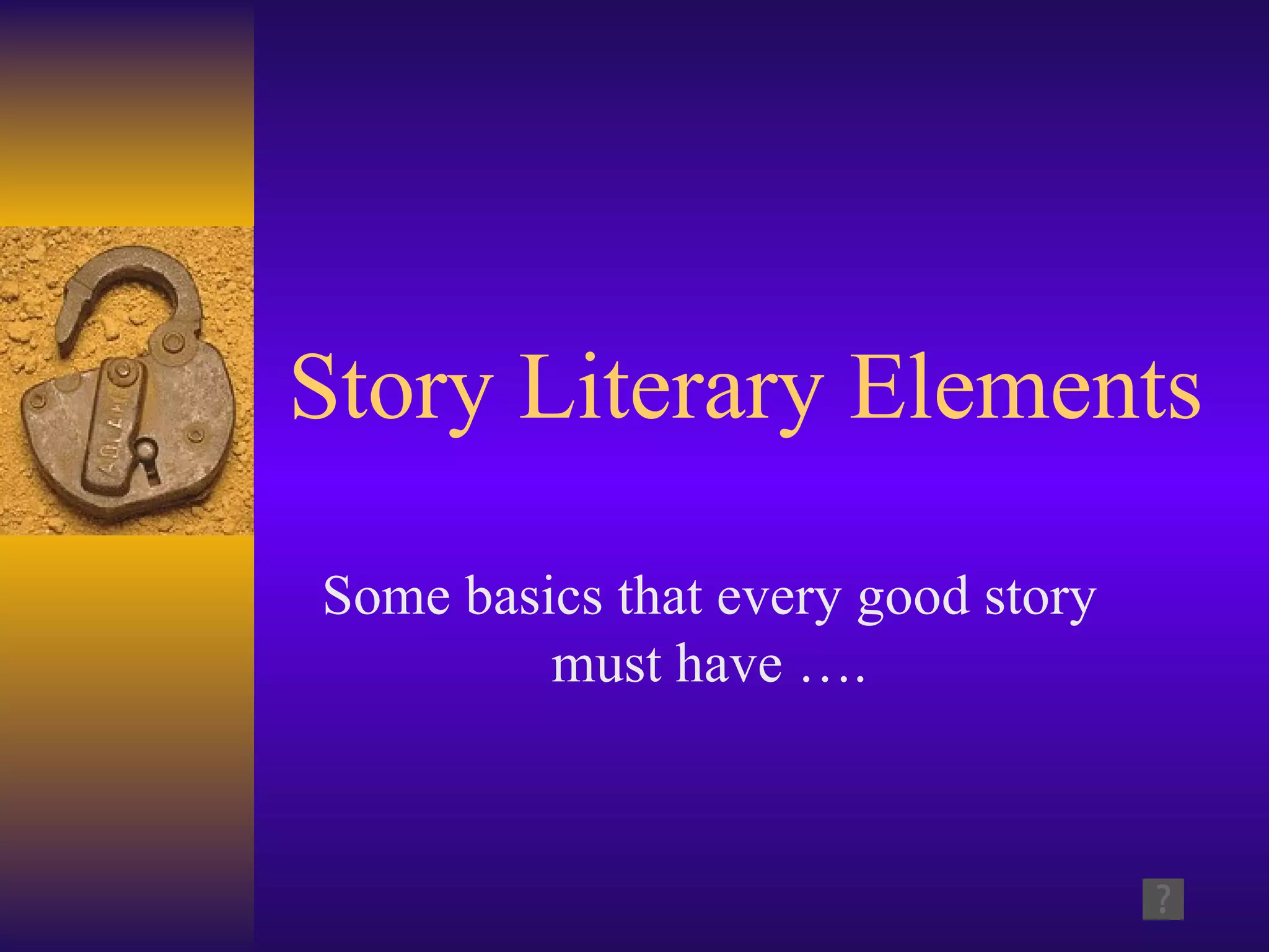 Story Elements | PPT