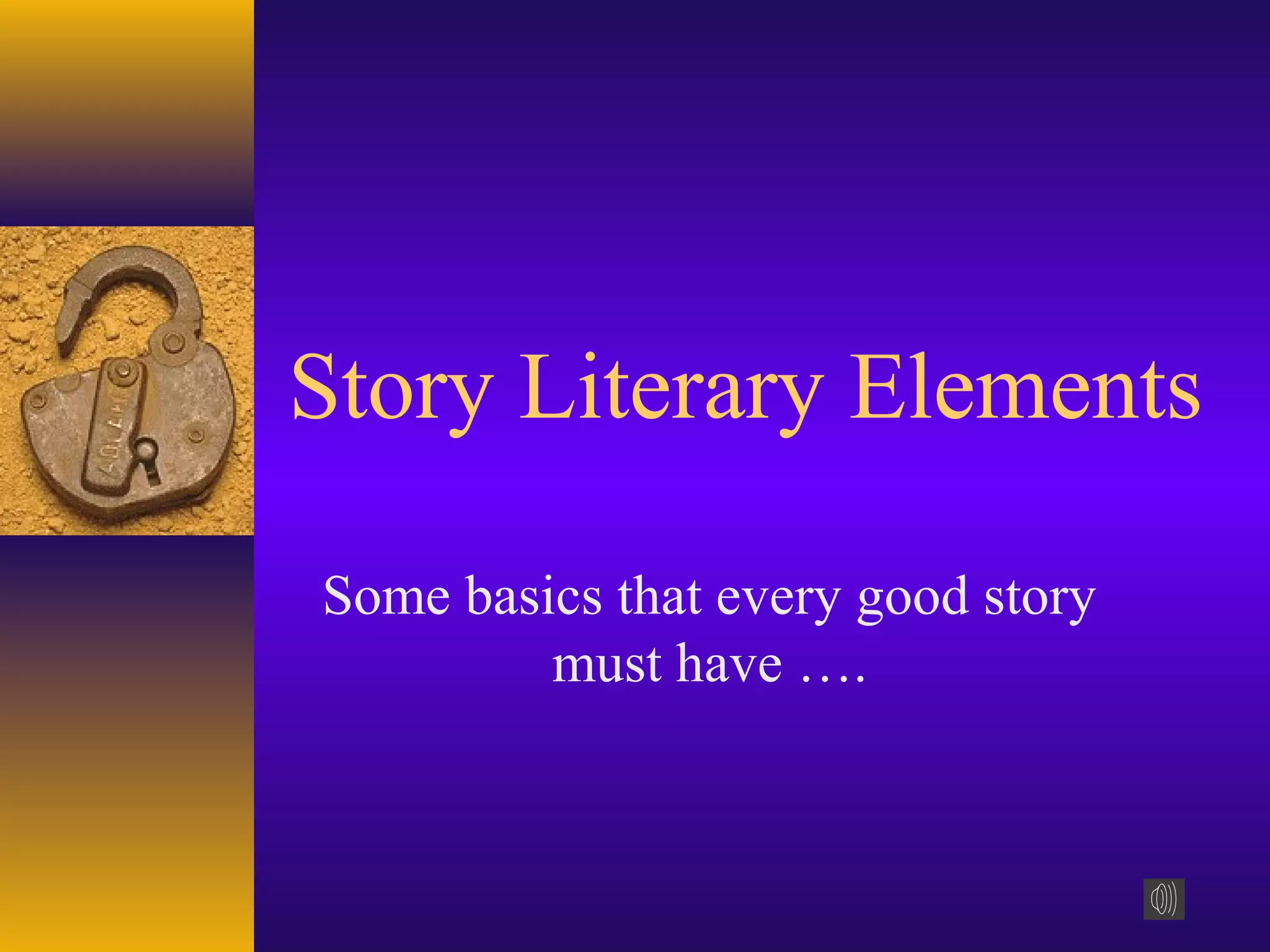 Story Elements | PPT