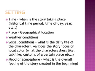 Story elements | PPTX