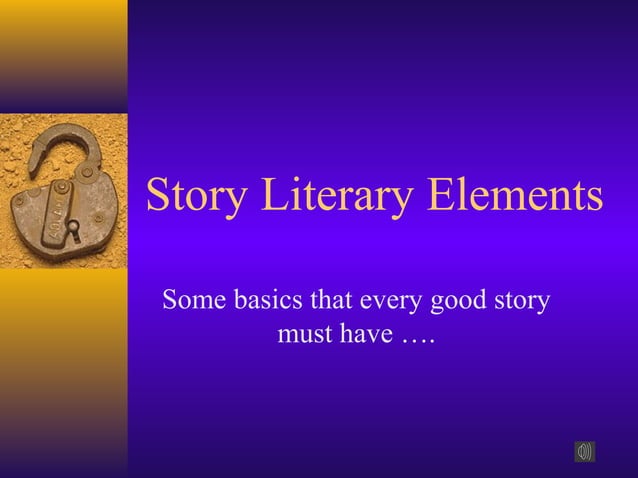 Story Elements | PPT