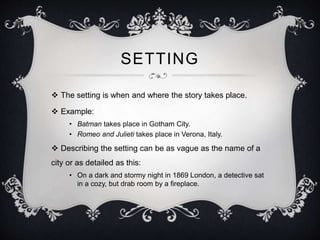 Story Elements Presentation & Activity | PPTX