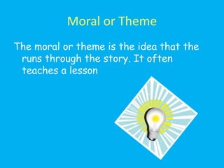 What are parts of a story? | PPTX