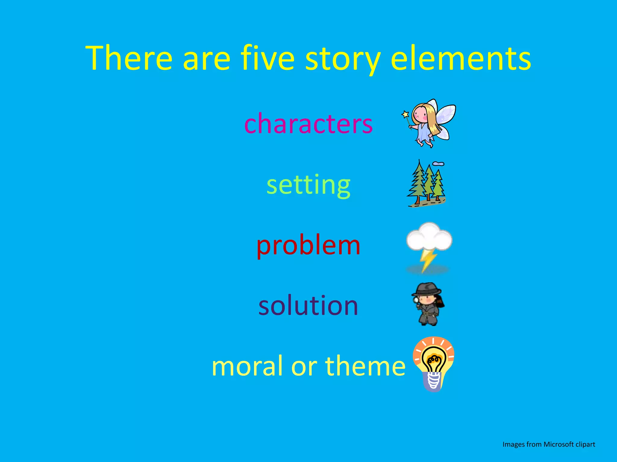 Story Elements an Early Elementary Lesson | PPTX | Sci-fi and Fantasy ...