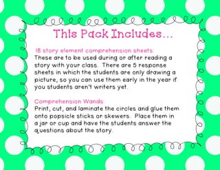 Story Elements for Kindergarten Printables and Comprehension Wands.pdf