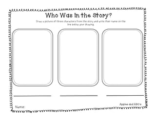 Story Elements for Kindergarten Printables and Comprehension Wands.pdf