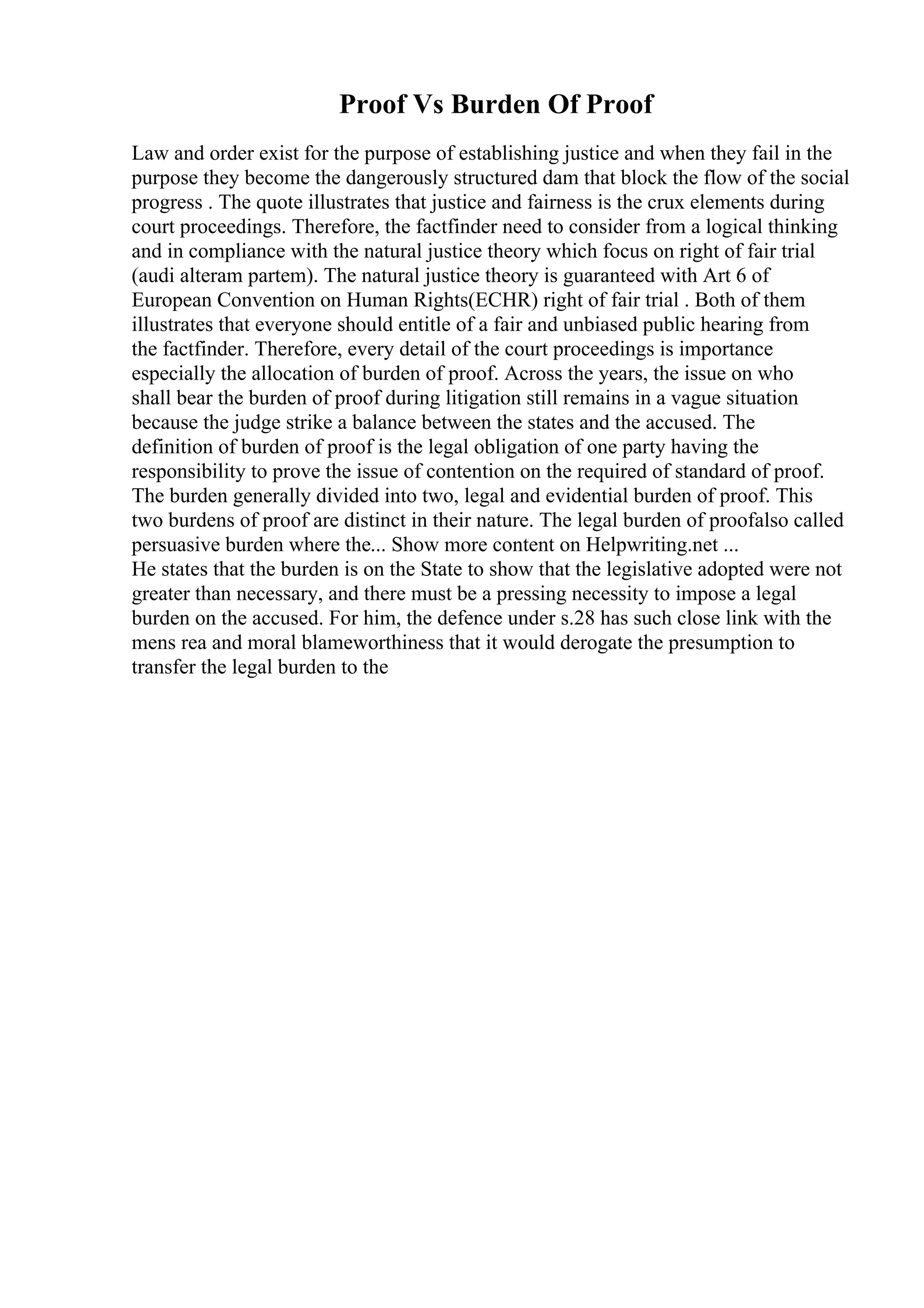 Story Essay Example | PDF