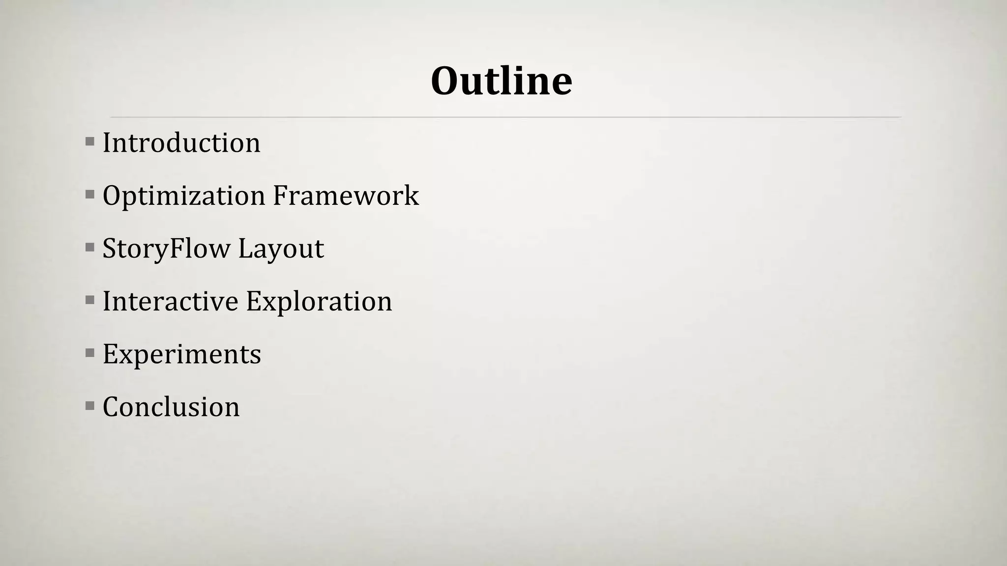 StoryFlow - Visually Tracking Evolution of Stories | PPTX