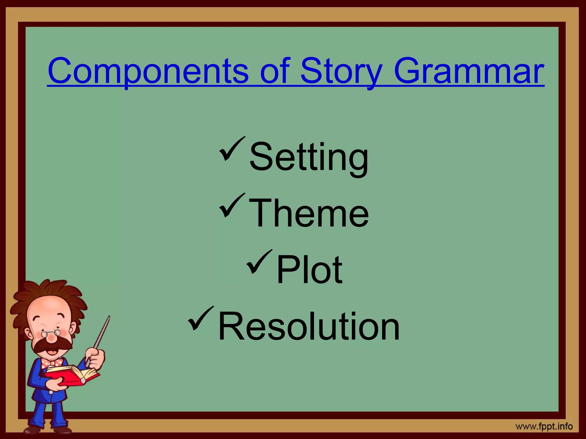Story grammar | PPT