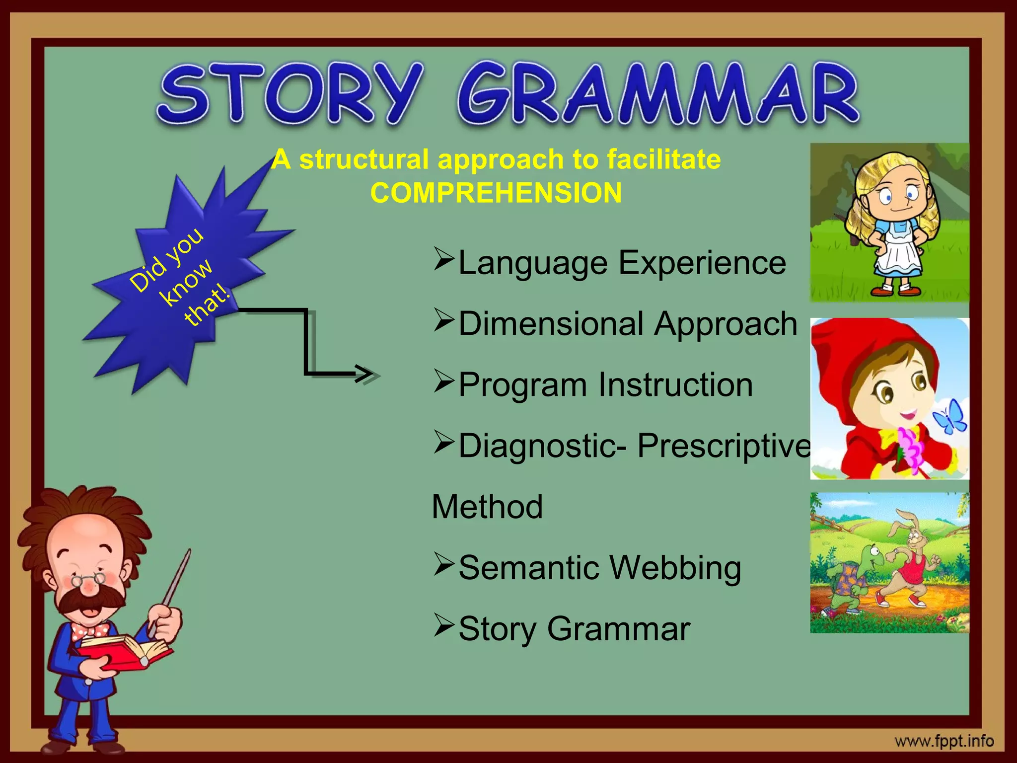 Story grammar | PPT