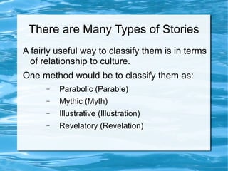 Storying-- Redemptive Analogies, and Metaphors in Cross-Cultural ...