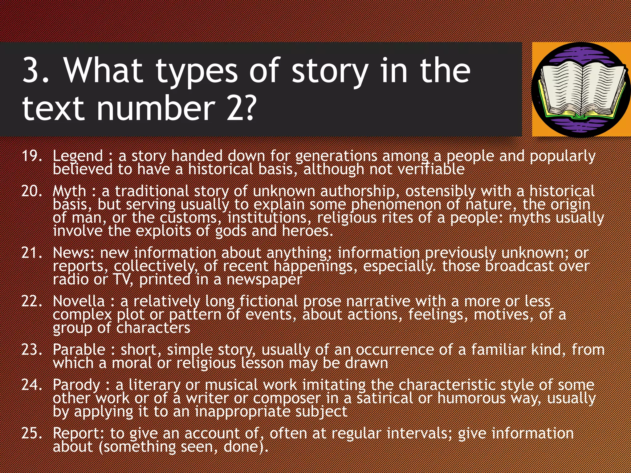 WHAT IS A STORY??? | PPT
