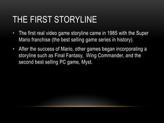 Story in Video Games | PPT