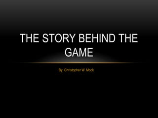 Story in video games | PPTX