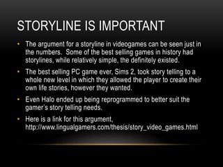 Story in video games | PPTX