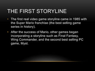 Story in Video Games | PPTX