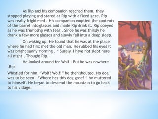 Rip van Winkle | PPTX | Dogs | Pets