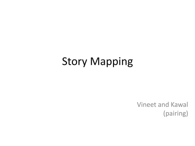 Story mapping | PPT