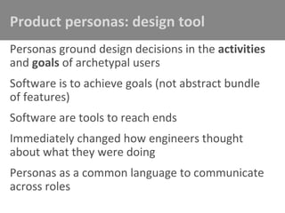 Storymapping, personas, and scenarios | PPT