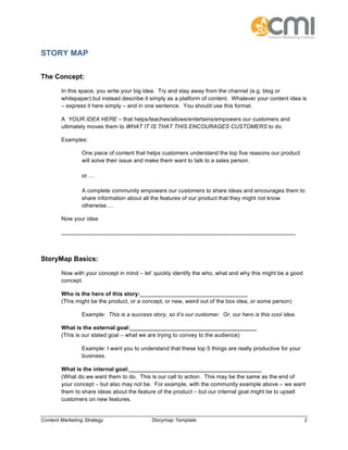 Storymapping Template | PDF
