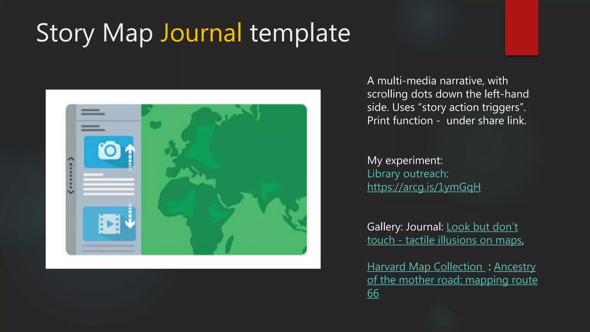 Story maps end user explorations in gis | PPTX