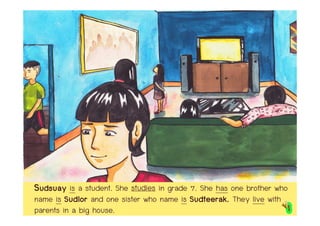 Story no1. (present simple tense) | PPT