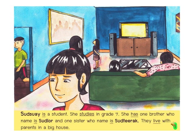 Story no1. (present simple tense) | PPT | Free Download