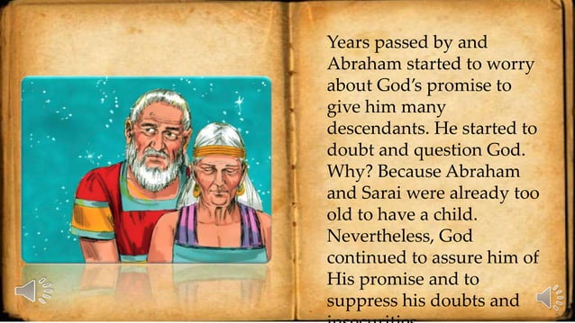 Story of Abraham. voice recorded and per page | PPT