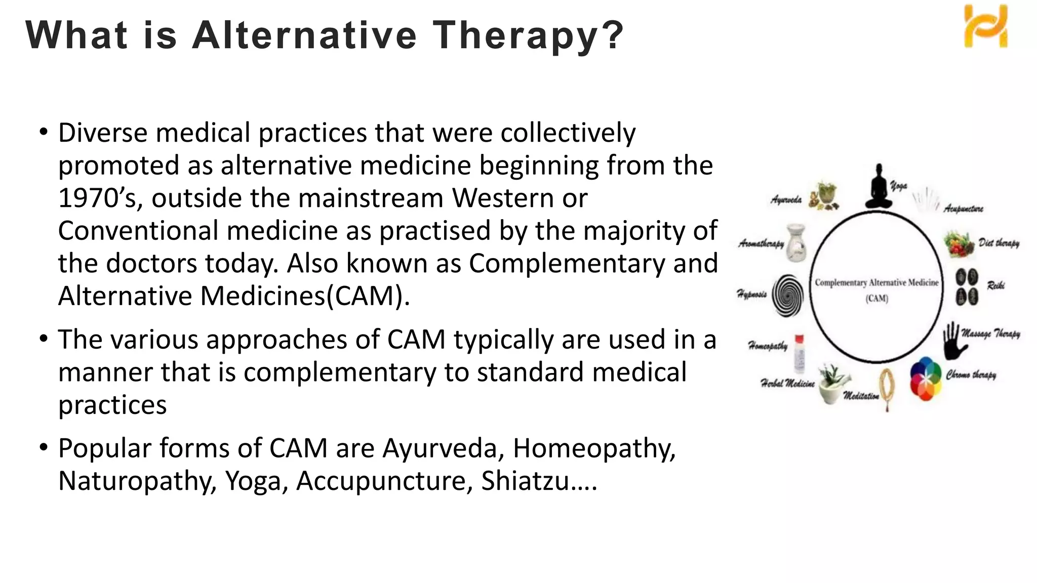 Evolution of Alternative Therapy | PPTX
