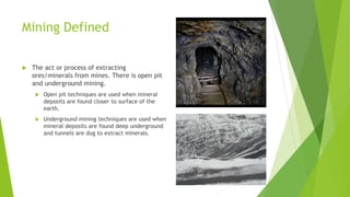 Mining in 7 minutes | PPTX | Chemistry | Science