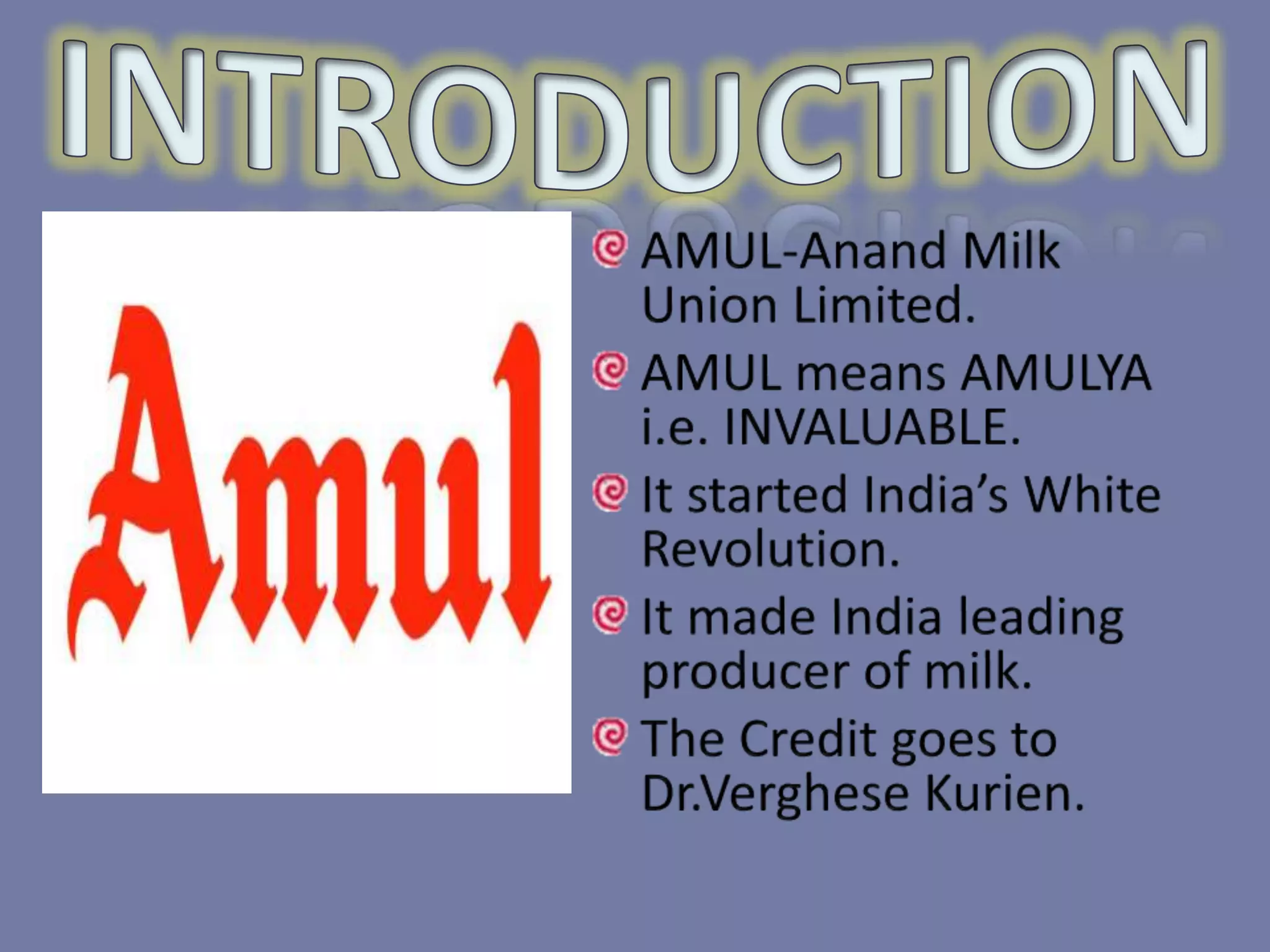 STORY OF AMUL | PPTX