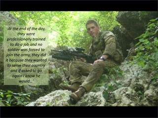 Story of an army man | PPT